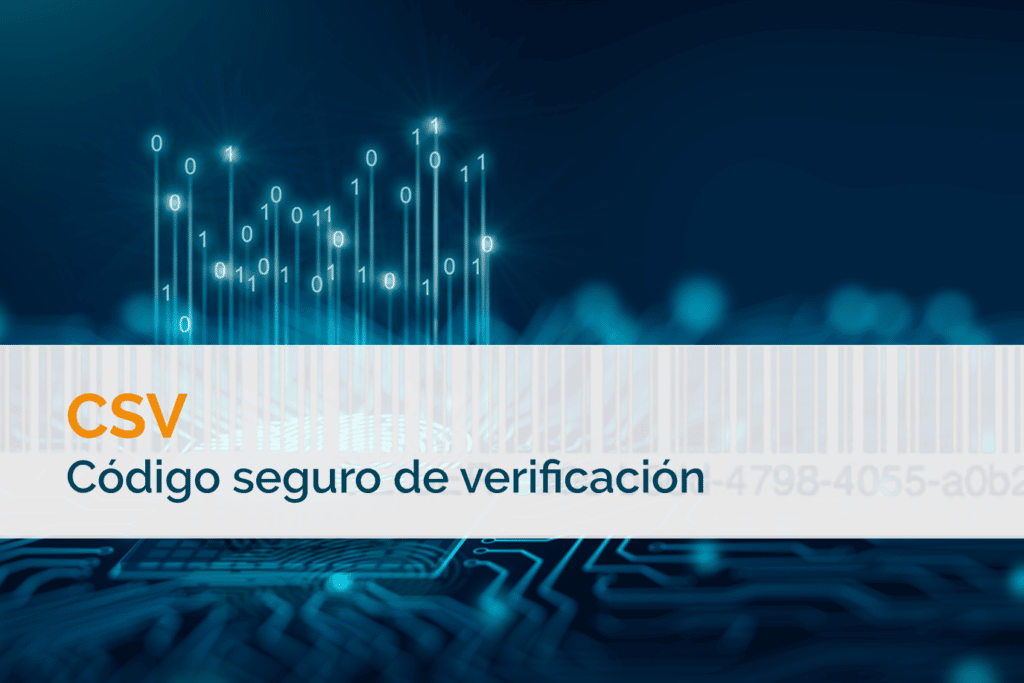 Codigo seguro de verificacion csv