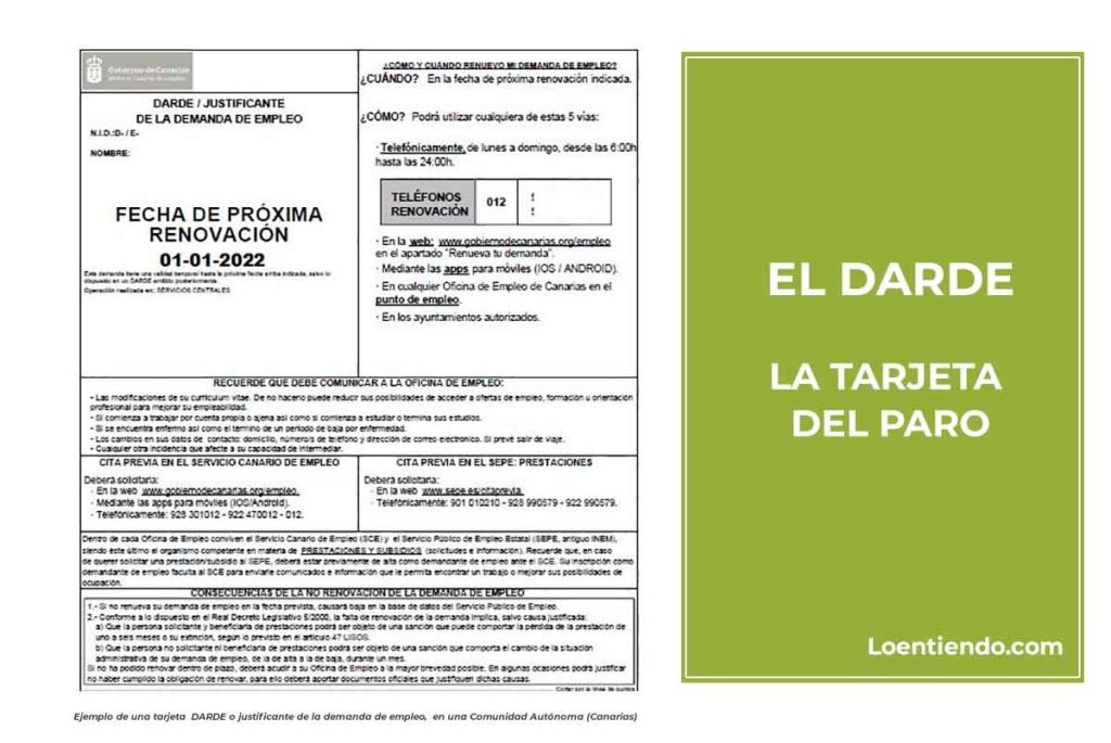 Cómo renovar el DARDE de forma rápida y sencilla por teléfono - Sede ...