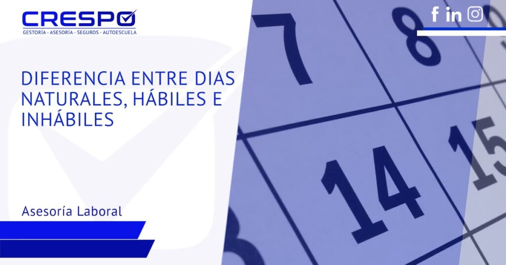 Dias habiles inhabiles y naturales