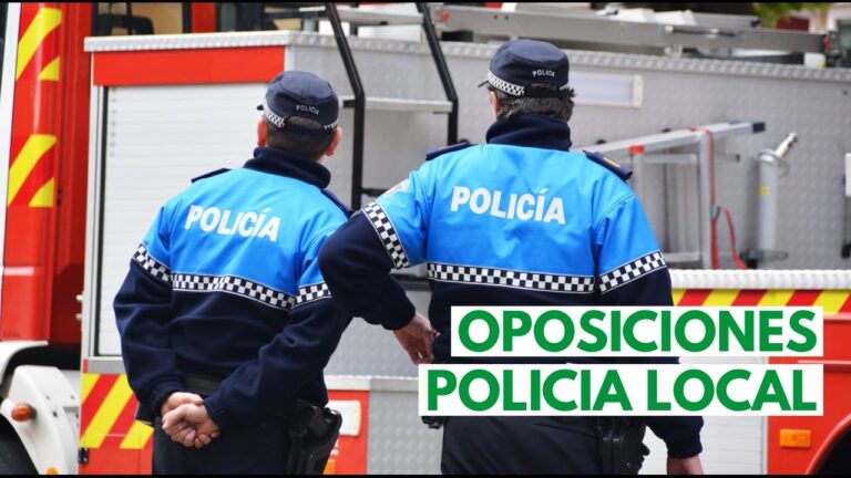 Oposiciones a policia local
